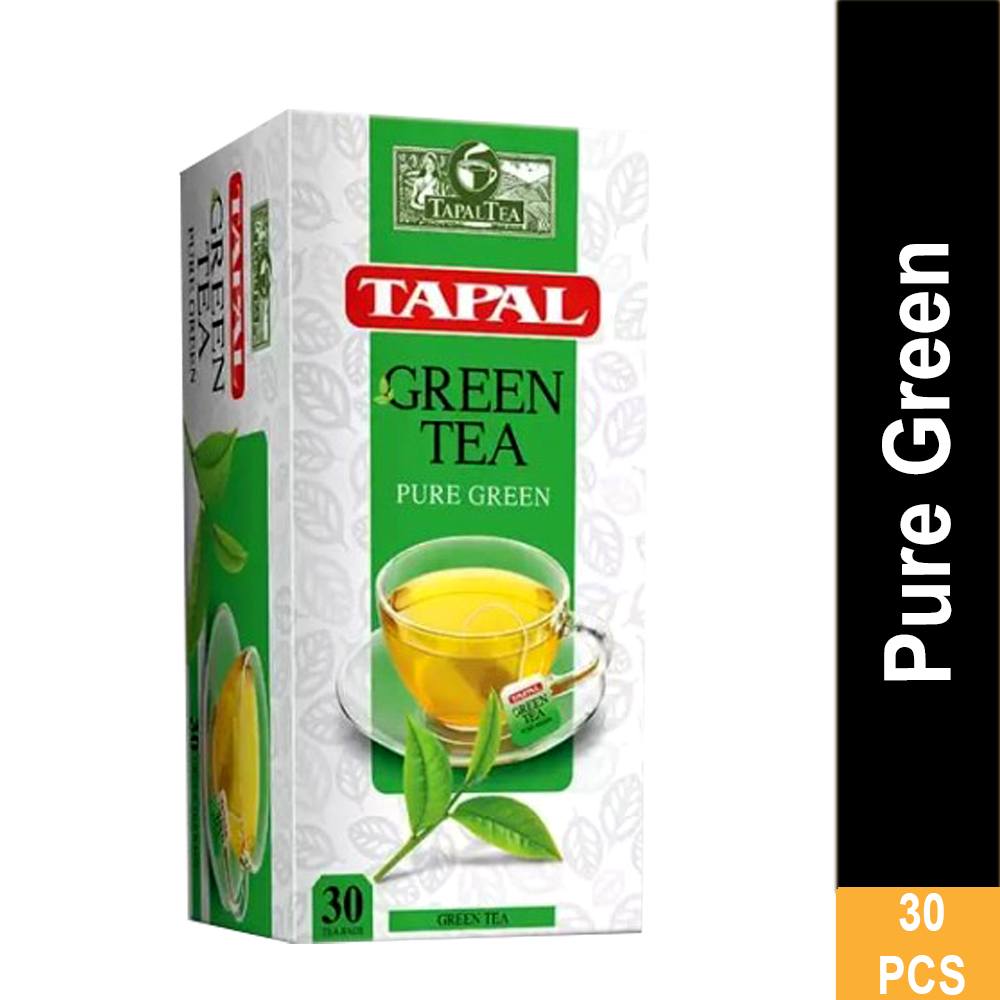 Buy Tapal Green Tea Bag Pure Green 45 gm 30pcs At Best Price - GrocerApp