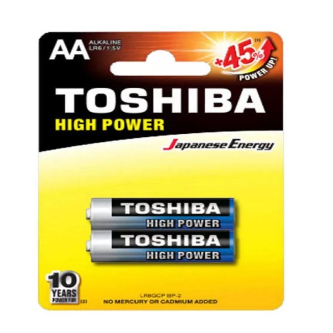 Buy Toshiba High Power Pen Alkaline Cart of 2 AA At Best Price - GrocerApp