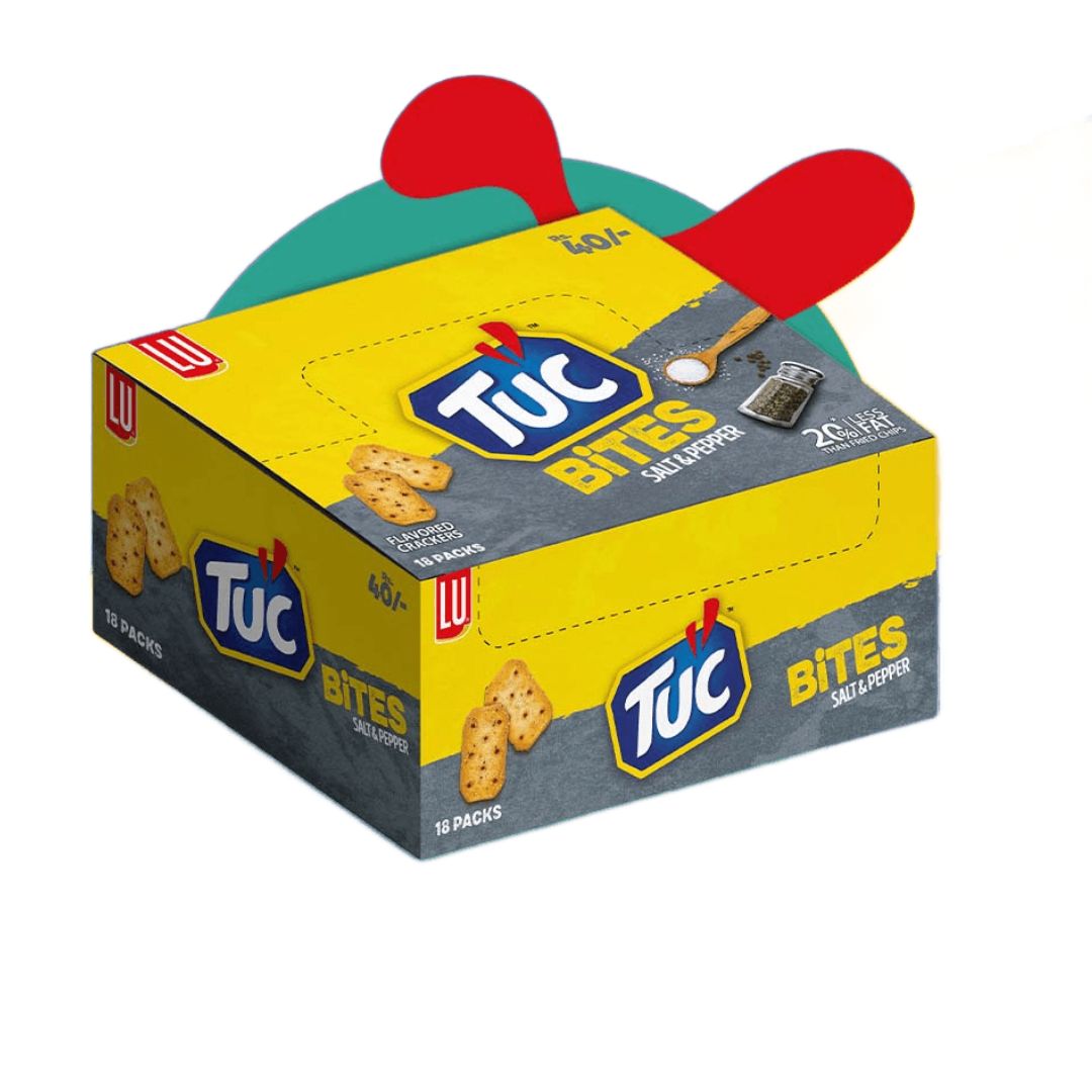 Buy TUC Bites Salt & Pepper SP 27g 1X18 At Best Price - GrocerApp