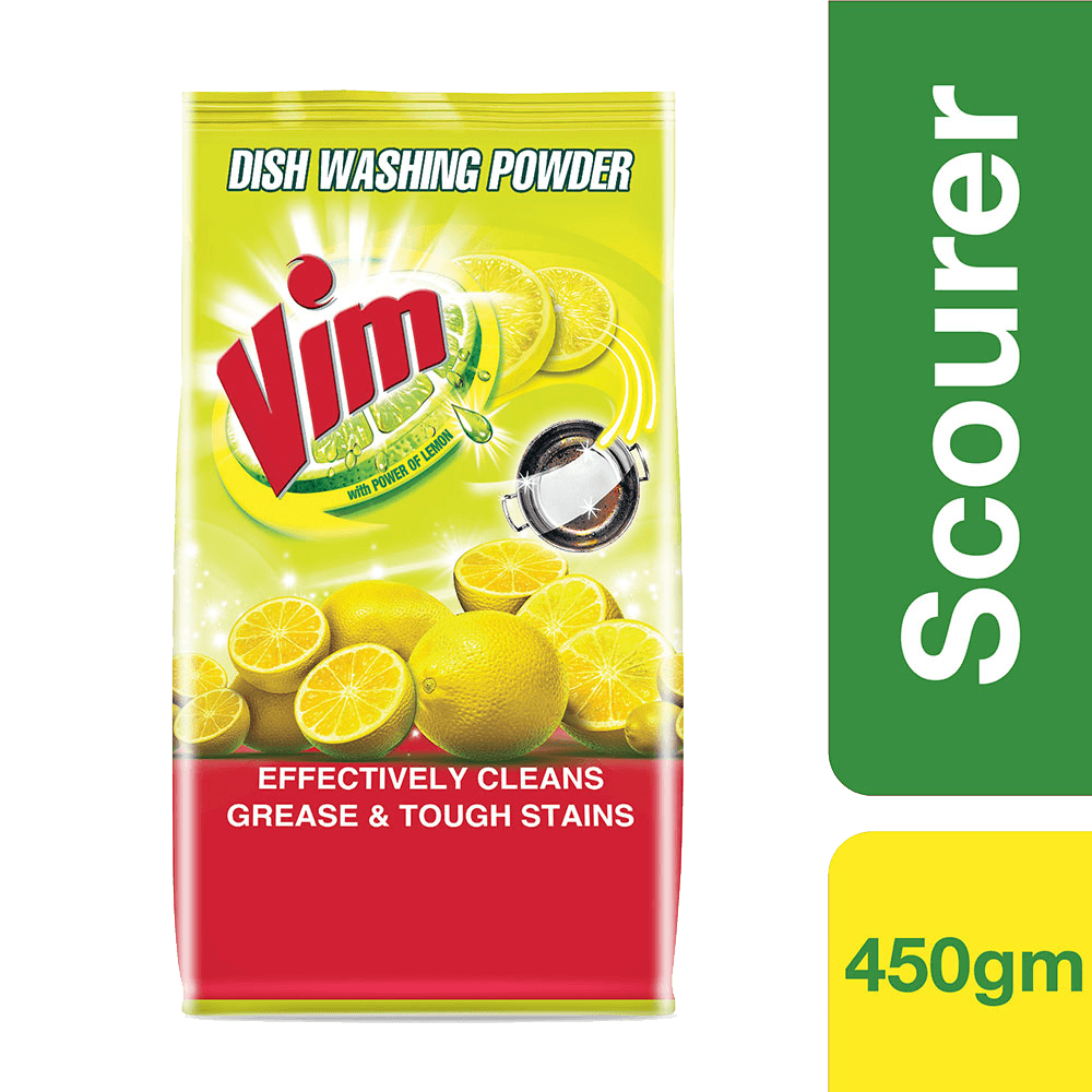 Buy Vim Dishwash Pouch Scourer Lemon At Best Price - GrocerApp