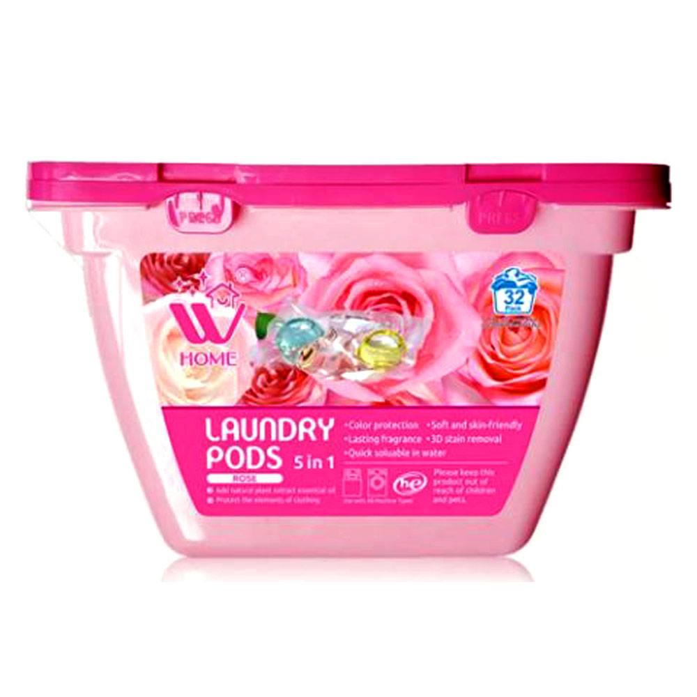 Buy WBM Laundry Detergent Pods Rose 32 pcs | Product of USA At Best ...