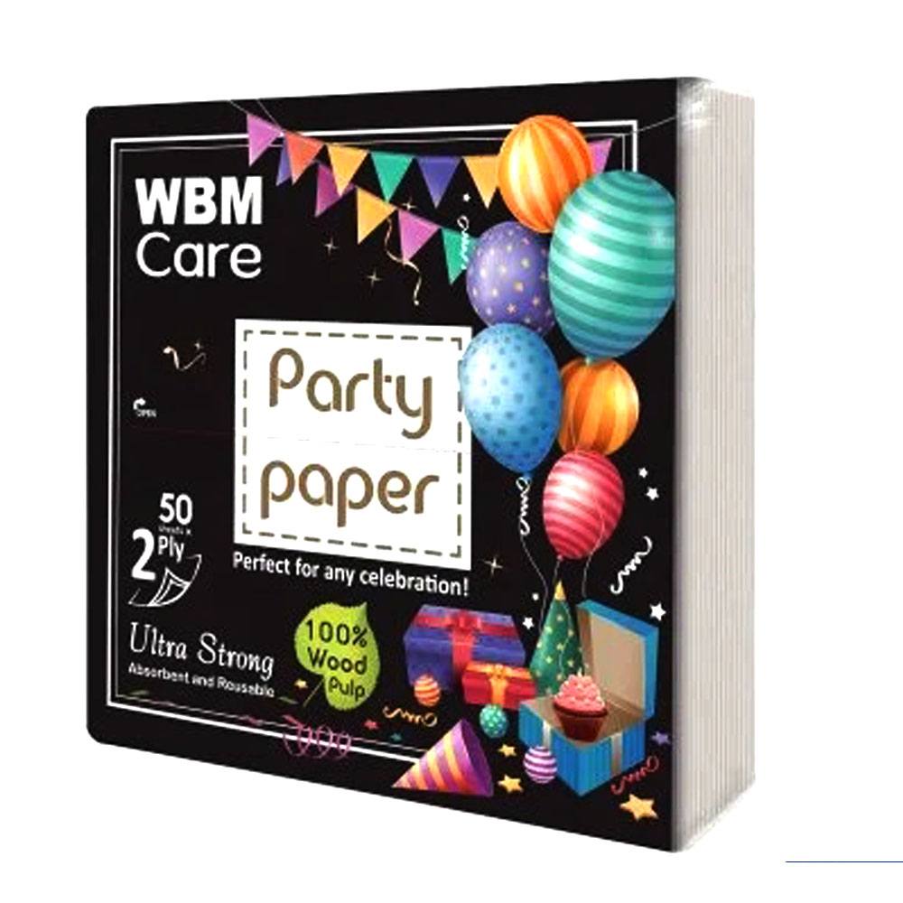 Buy WBM Party Paper 2 Ply | 100Sheets At Best Price - GrocerApp