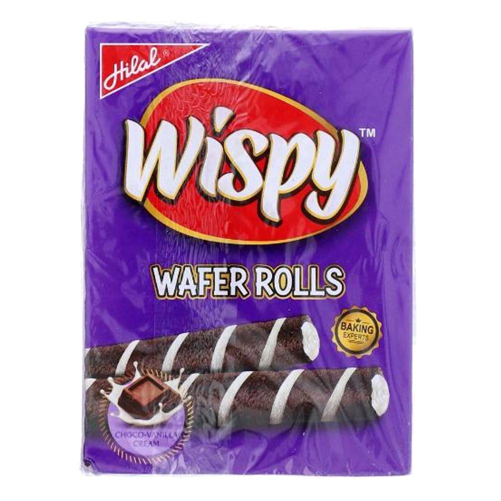 Buy HILAL WISPY TWIN - CHOCO VANILLA ROLL (1x24) At Best Price - GrocerApp