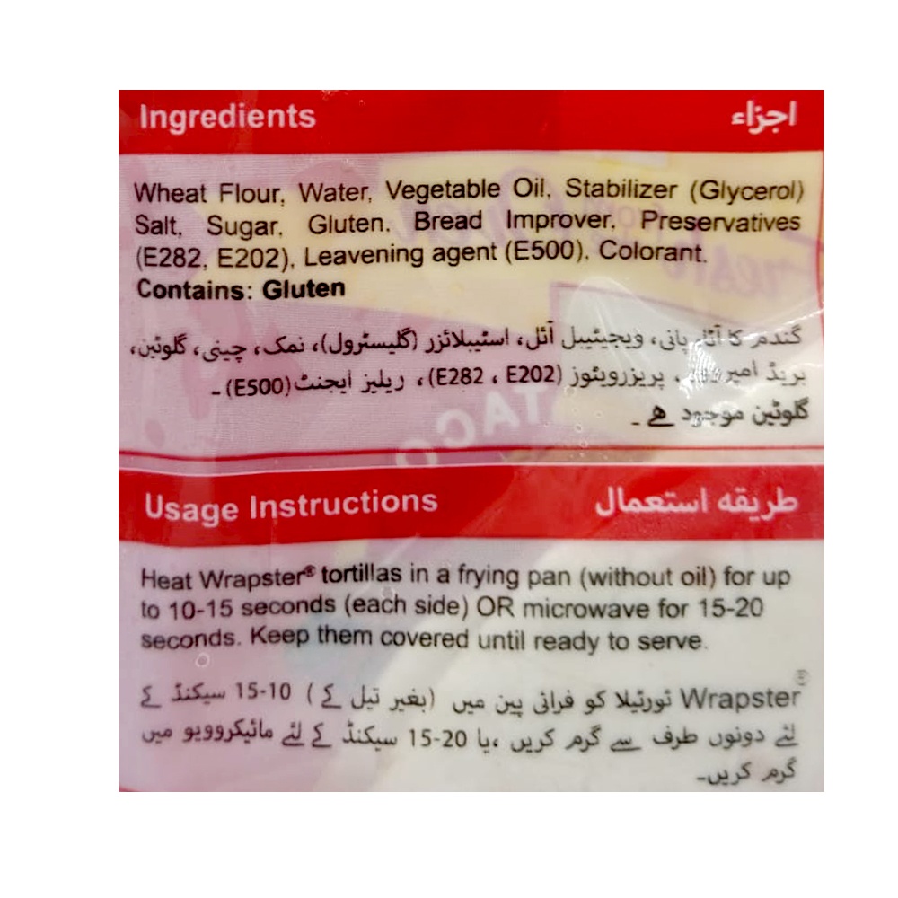 Buy Wrapster Flour Tortilla Regular At Best Price - GrocerApp