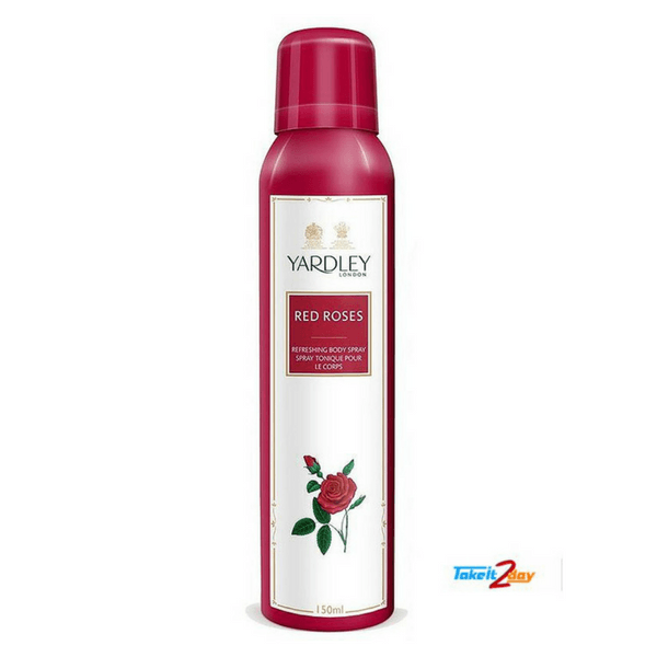 Buy Yardley Red Roses Body Spray At Best Price - GrocerApp